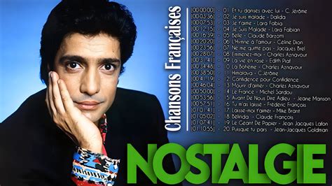 NOSTALGIE CHANSONS Meilleures Chansons en Françaises Frédéric