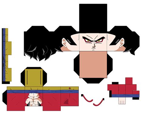 All Sizes Cubeecraft Dragonball Goku Ssj4 Flickr Photo Sharing