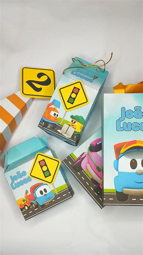 Kit Personalizado Léo o Caminhão Elo7 Produtos Especiais