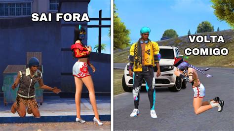 ELA LARGOU O NAMORADO POBRE ELE FICOU BILIONÁRIO FREE FIRE HISTÓRIA