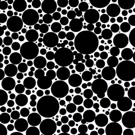 Padr O Abstrato Sem Emenda De Pontos Pretos E Brancos No Estilo De