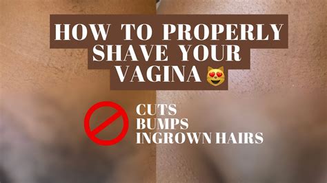 How To Properly Shave Your Vagina YouTube