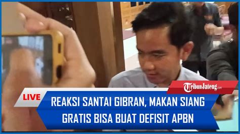 Reaksi Santai Gibran Seusai Bank Dunia Ingatkan Program Makan Siang