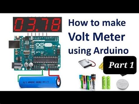 How To Make Volt Meter Using Arduino By Manmohan Pal Youtube