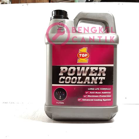 Jual Air Radiator Coolant Air Kulen 4 Liter Merk Top 1 Power Coolant