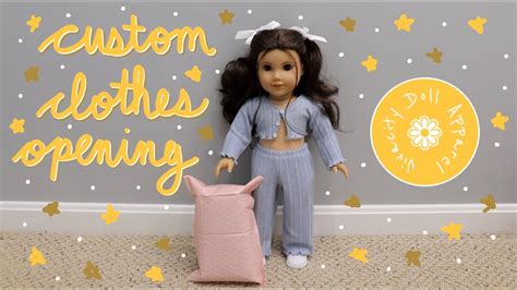 Opening Custom American Girl Clothes From Vivacitydollapparel Kelli
