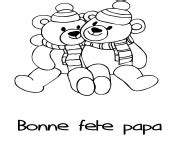 Coloriage Joyeux Anniversaire Papa Fete Des Peres Jecolorie