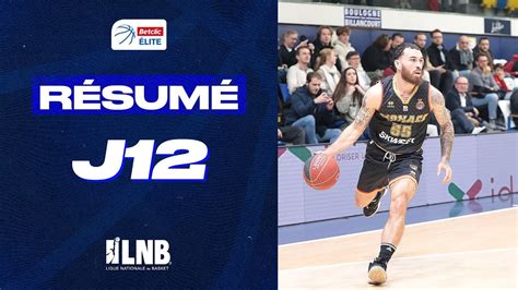 Résumé 12ème journée Betclic ELITE 2022 2023 LNB Officiel YouTube