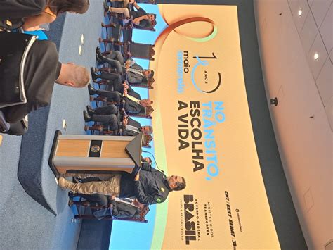 Superintendente da PRF no Distrito Federal participa do lançamento da