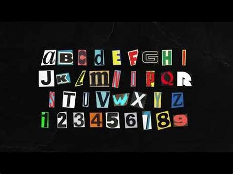Ransom 950 Ransom Letter Cuts An Object Graphic By Studio 2am