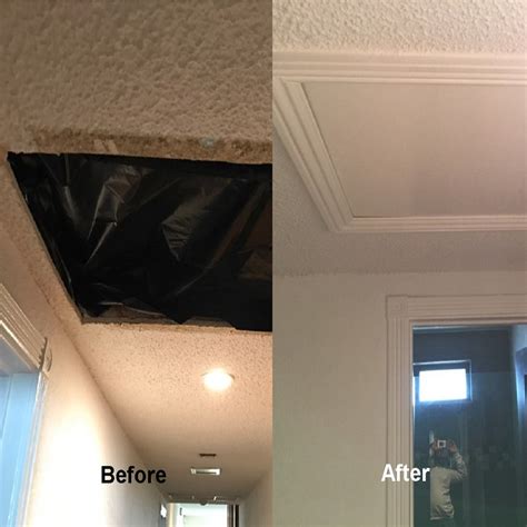 How To Repair Water Damaged Ceiling And Walls Americanwarmoms Org