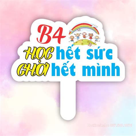 Hashtag học hết sức chơi hết mình Lớp B4 Hashtag Cầm Tay
