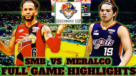SMB Vs MERALCO FULL HIGHLIGHTS 2023 PBA GOV S CUP YouTube