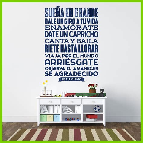 Vinilo frase Sueña en grande Regalos Personalizados