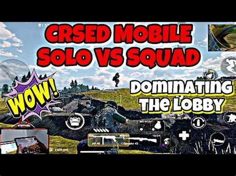 Crsed Cuisine Royale Solo Vs Squad Gameplay Crsed Mobile Pro Gameplay