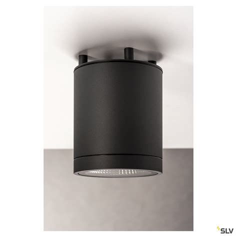 Plafonnier extérieur rond SLV ENOLA ROUND anthracite avec LED