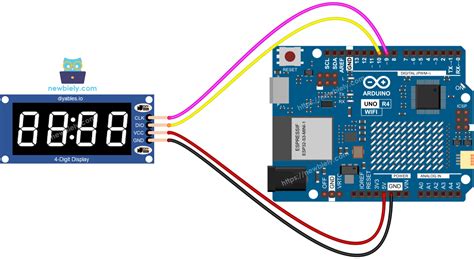 Arduino Uno R4 Tm1637 4 Digit 7 Segment Display Ard