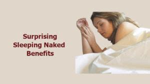 Sleeping Naked Benefits Is Sleeping Naked Better For Your Health