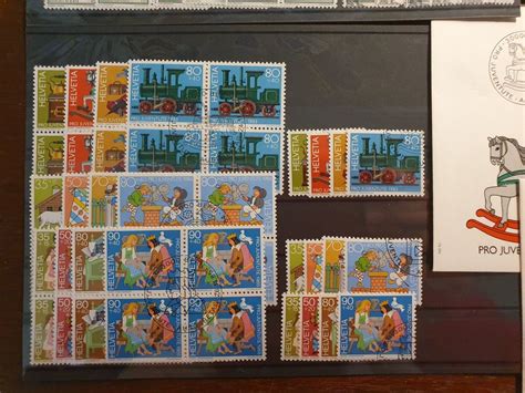 Pro Juventute 1980 85 ET 4 er Blöcke Einzeln Serie auf FDC Kaufen