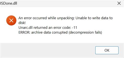 Fix Unarc Dll Error Codes While Installing Games TLDev S Tech