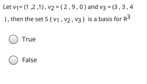 solved let v1 1 2 1 v2 2 9 0 and v3 3 3 4