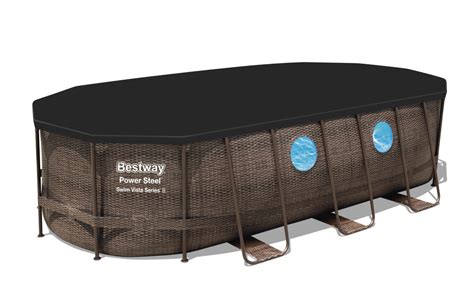 Power Steel Swim Vista Series Oval Pool Set Bestway