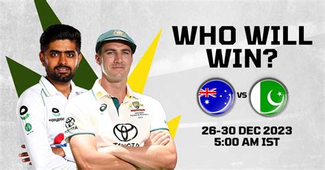 Australia Vs Pakistan 2nd Test Who Will Win Match Between Australia