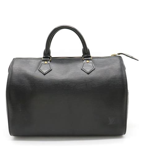 楽天市場バッグLOUIS VUITTON ルイ ヴィトン エピ スピーディ30 ハンドバッグ ミニボストンバッグ レザー ノワール 黒