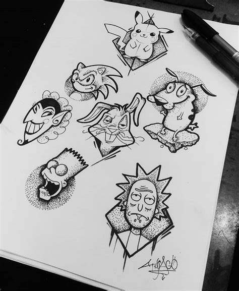 Pin de Madison Girault em desenhos Tatuagem de lápis Rabiscos
