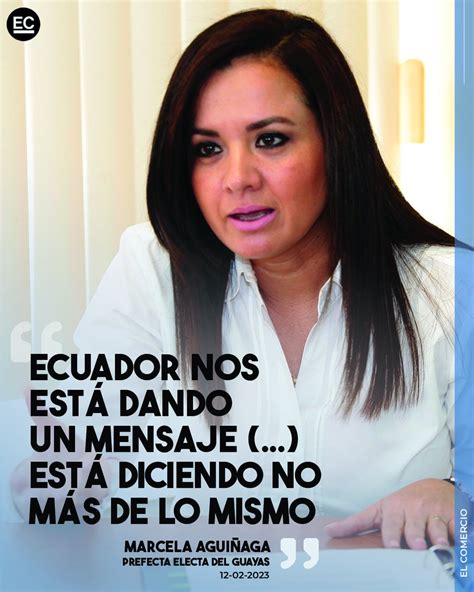 El Comercio on Twitter VIDEO Marcela Aguiñaga prefecta del