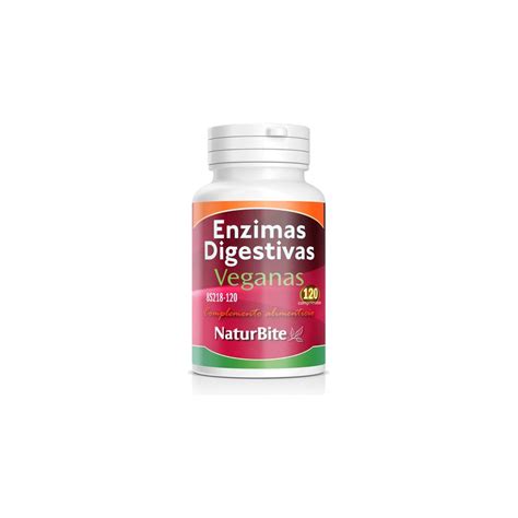 Comprar Naturbite Enzimas Digestivas Veganas Comprimidos A Precio