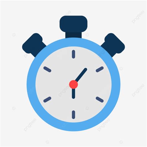 Icono Plano De Cronómetro Vector PNG dibujos Cronómetro Reloj Tiempo