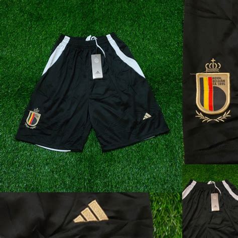 Jual CELANA BOLA BELGIA AWAY PIALA EROPA 2024 GRADE ORI IMPORT Shopee
