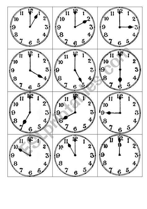 Analog Clock Practice Worksheets