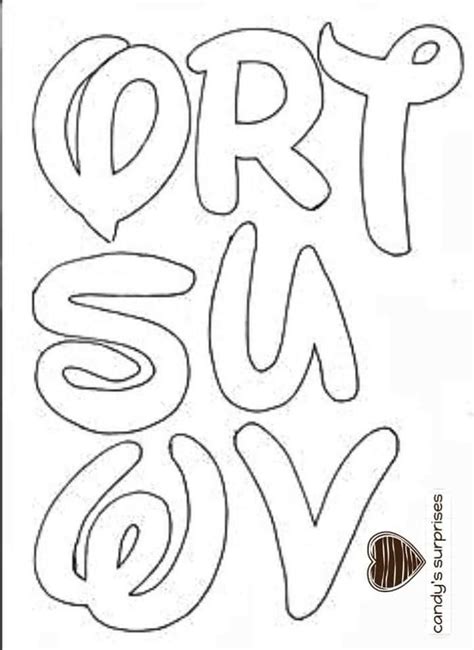 Moldes De Letras Diferentes Para Baixar Artofit