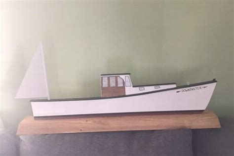 Handcrafted Maine Lobster Boat Model Etsy