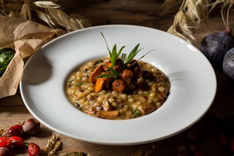 Risotto De Fregola Sarda Aux Girolles Renards Gourmets
