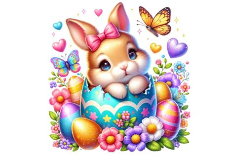 Cute Easter Bunny Clipart Happy Easter 3301204