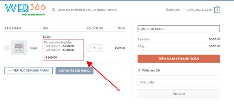 Hướng dẫn cách custom Thêm Tùy Chọn giá cho Sản Phẩm WooCommerce Học