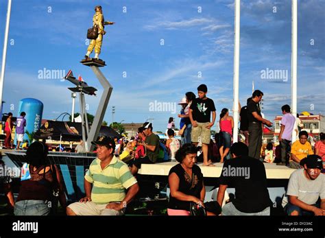 Fiesta de San Juan Plaza Quiñones in IQUITOS Department of Loreto