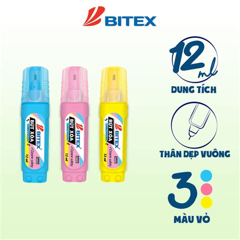 Bút xóa thân màu B CP04 12 cây hộp Bút xóa thân màu B CP04 12 cây hộp