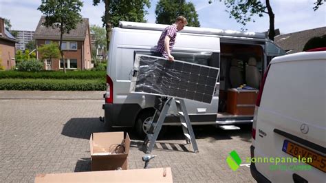 Installatie Zonnepanelen Op De Camper YouTube