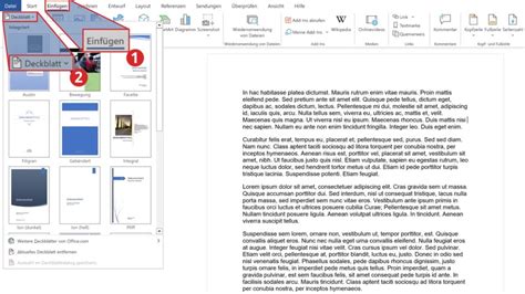 Deckblatt Erstellen Word Deckblatt In Nur Schritten Mit Video