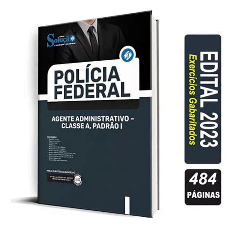 Apostila Polícia Federal pf 2022 Agente Administrativo Classe A