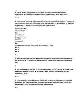 Lección Evaluativa Unidad No 2 Visual Basic PDF