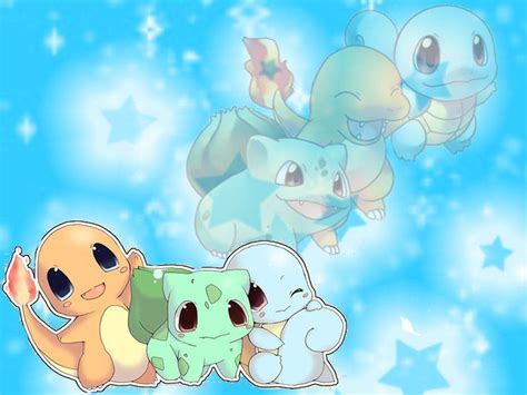 Cute Chibi Starter Pokemon