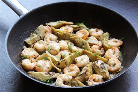 Scampis aux artichauts rôtis Idées recettes