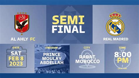 Al Ahly vs Real Madrid Fecha hora y dónde ver en el Mundial de Clubes