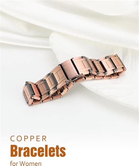 Jecanori Pulseras de cobre de 3 veces más fuerza para hombre pulsera