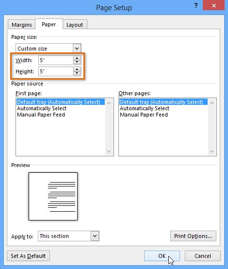 How To Change A Page Size Document Size In Ms Word KNOWLEDGE 2 SHARE